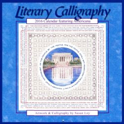 2016 Calendar of Literary Calligraphy ~ The theme of our 2016 Literary ...